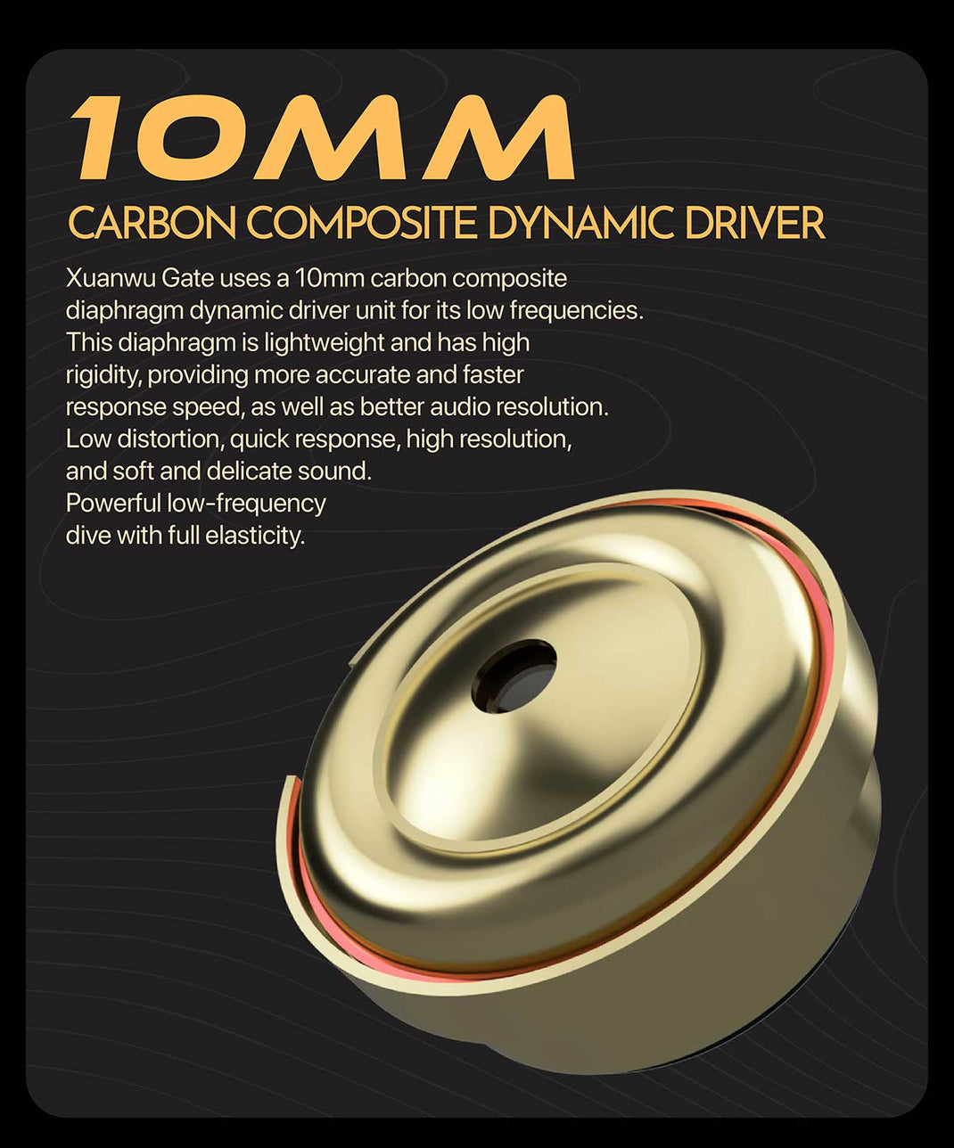 TANGZU XuanWu Gate 1DD+4BA +2EST In-ear HIFI Hybrid Driver MONITORS Mu