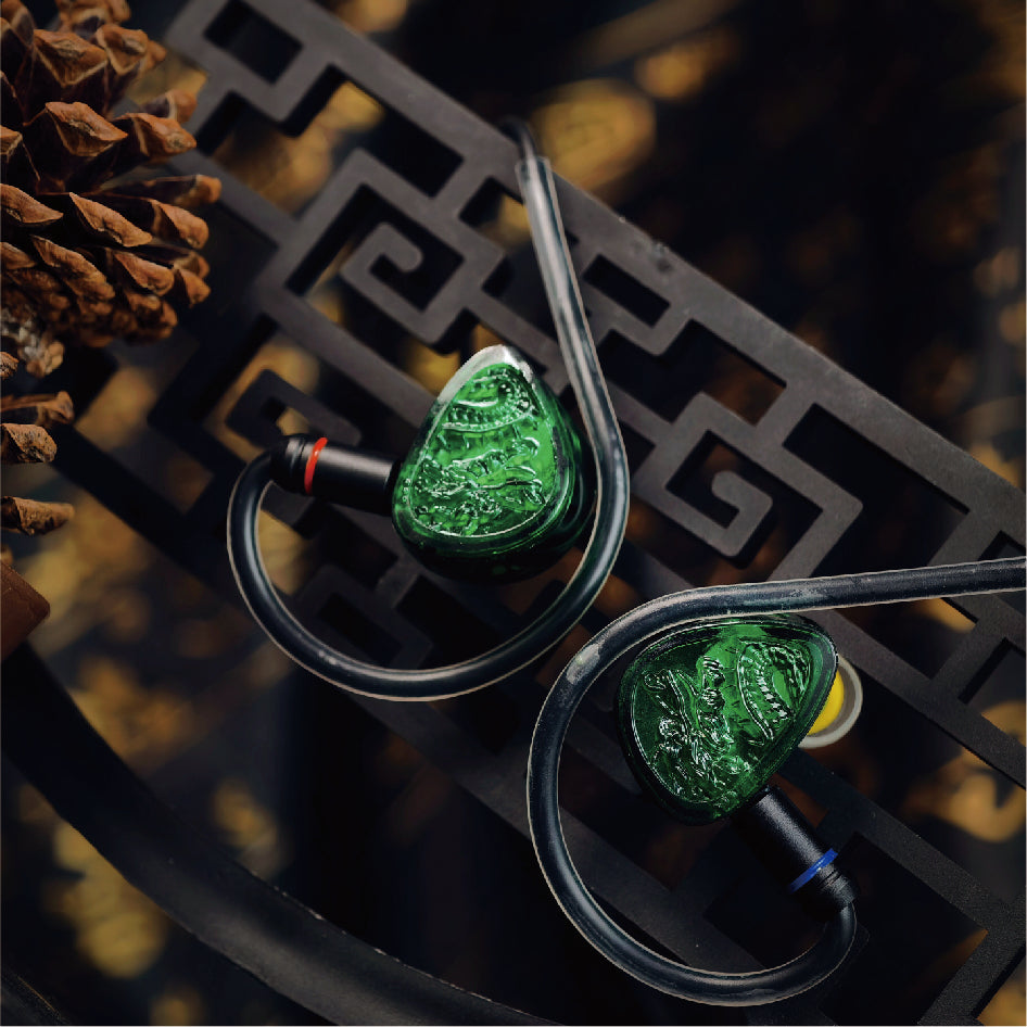 TANGZU WANER SG 2 Jade Dragon Edition 10mm PET Single Dynamic In-Ear E