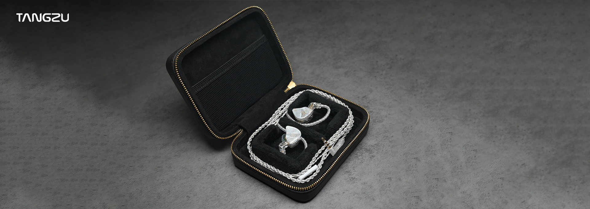 TANGZU Earphone Case HIFI Storage Carrying Case for IEMs Accessories